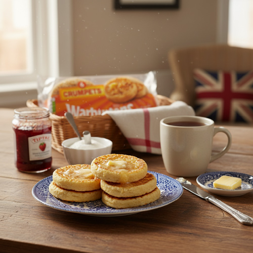 Warburtons Crumpets 6 Pack | Crumpets and Muffins | British Corner Shop