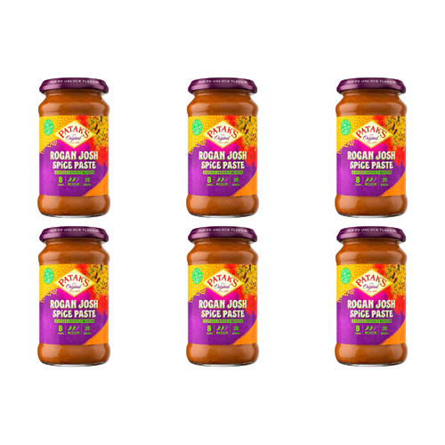 Pataks Rogan Josh Paste (Bulk Buy Pack Of 6) | British Corner Shop