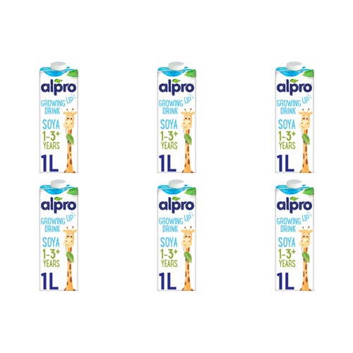 Alpro Junior 1+ Soya Milk Alternative (Bulk Buy Pack Of 6)