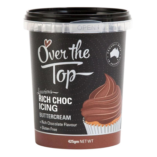 Over The Top Chocolate - 425g Buttercream | British Corner Shop