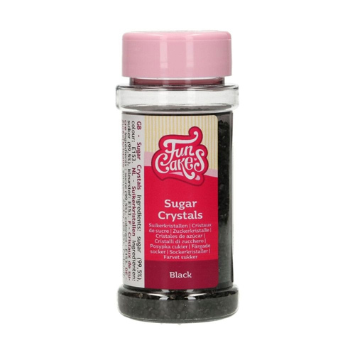 FunCakes Black Sugar Crystals 80g | British Corner Shop