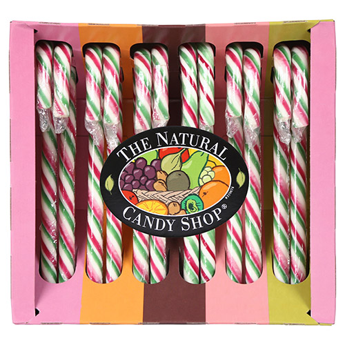 Natural Candy Shop Peppermint Candy Canes | British Corner Shop