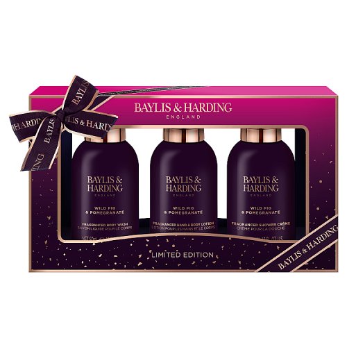 Baylis and Harding Wild Fig & Pomegranate Mini Bathing Trio