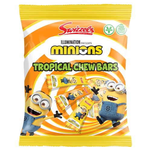 Swizzels Minions Tropical Chew Bars | British Corner Shop