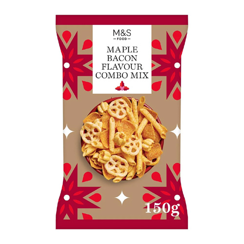 Marks and Spencer Maple Bacon Flavour Combo Mix | British Corner Shop
