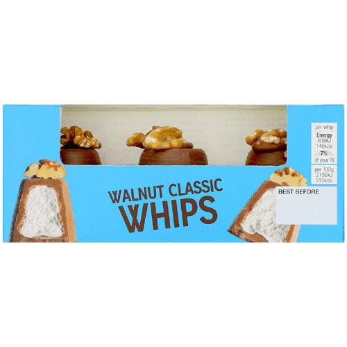 Marks and Spencer Walnut Classic Whips | British Corner Shop