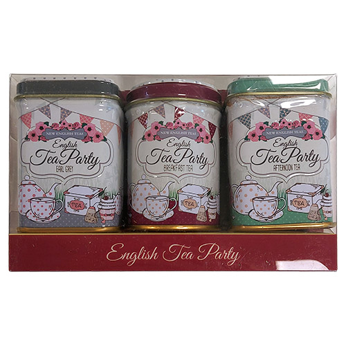 New English Teas English Tea Party Tin Selection | British Corner Shop