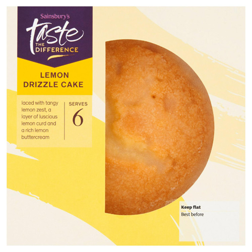 Sainsbury's Lemon Drizzle Cake, Taste the Difference