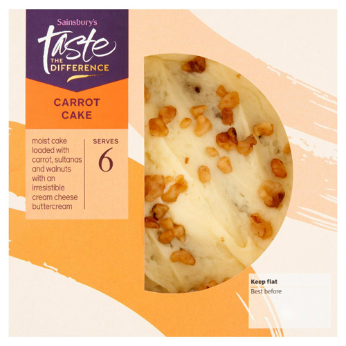 Sainsbury's Carrot Cake, Taste the Difference | British Corner Shop