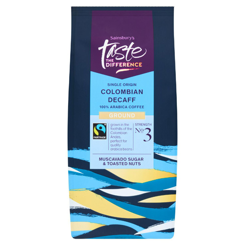 Sainsburys Taste the Difference Fairtrade Colombian Decaff Coffee ...