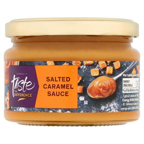 Sainsburys Taste the Difference Salted Caramel Sauce