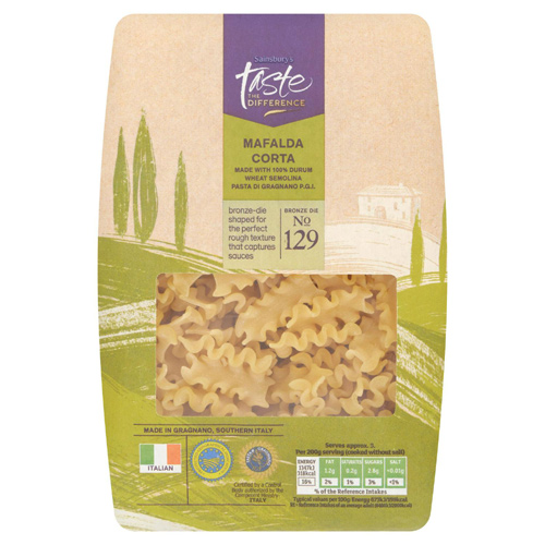 Sainsburys Taste the Difference Mafalda Corta Pasta