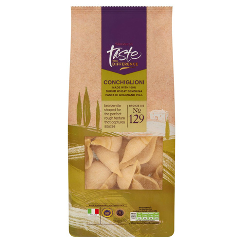 Sainsburys Taste the Difference Conchiglioni Pasta