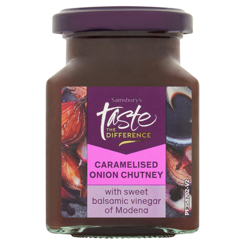 Sainsburys Taste the Difference Caramelised Onion Chutney