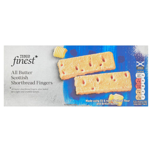 Tesco Finest Scottish Shortbread Fingers | British Corner Shop