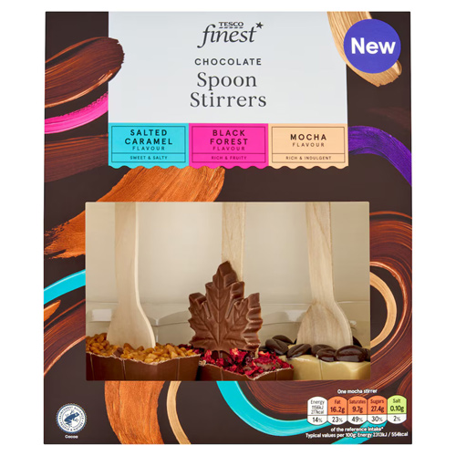 Tesco Finest Hot Chocolate Stirrers Selection | British Corner Shop