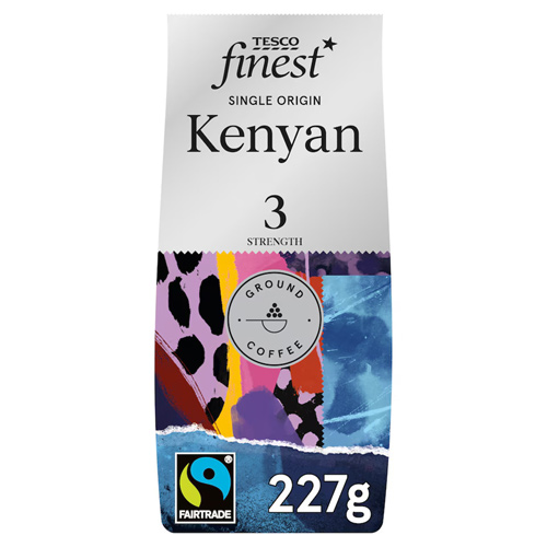 Tesco Finest Fairtrade Kenyan Ground Coffee | British Corner Shop