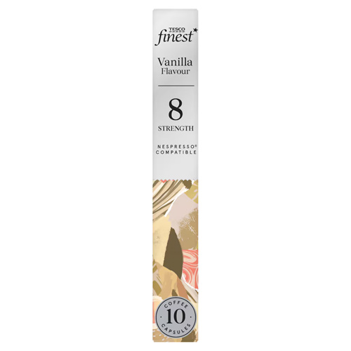 Tesco Finest Coffee Capsules - Vanilla Flavour 10 Pack