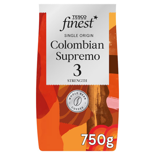 Tesco Finest Fairtrade Colombian Supremo Roasted Coffee Beans