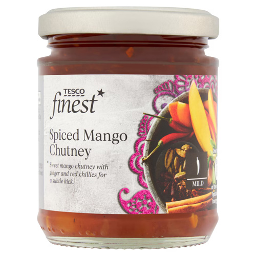 Tesco Finest Spiced Mango Chutney | British Corner Shop