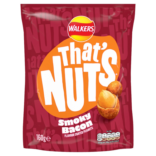Walkers Thats Nuts Smoky Bacon Peanuts | British Corner Shop